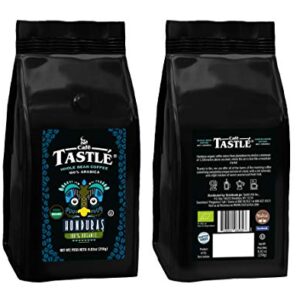 Cafe Tastle Ethiopia Colombia Brazil Honduras Peru Medium-Dark Roast 100% Arabica Whole Bean Coffee, 8.82 oz (Pack of 5)