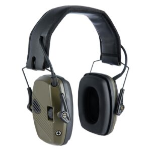 protear shooting hearing protection safety ear muffs, electronic earmuff with sound amplification noise reduction, ear defenders for shooting hunting season