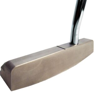 Bell Putters Half Offset Golf Putter 360g Polish Chrome Finish Right-Handed/RH with Winn Jumbo/Oversize Putter Grip and 34" Shaft