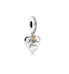 minijewelry i love you forever heart dangle charm fits pandora moments bracelets sterling silver women valentine birthday christmas