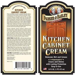 Parker and Bailey Kitchen Cabinet Cream-Wood Cleaner-Grease Remover 16 oz (1)