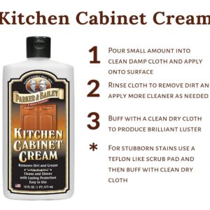 Parker and Bailey Kitchen Cabinet Cream-Wood Cleaner-Grease Remover 16 oz (1)