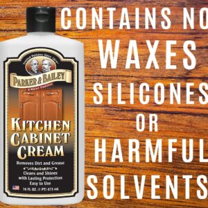 Parker and Bailey Kitchen Cabinet Cream-Wood Cleaner-Grease Remover 16 oz (1)