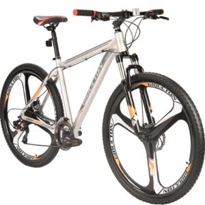 eurobike mountain bike，29" men mountain bike, lightweight aluminum frame,front suspension daul disc brakes 21 speed 29 inches bicycles for mens bikes (silvery)