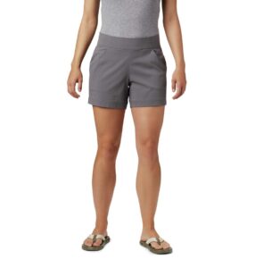 columbia women's anytime casual short shorts, city grey, medium x 7