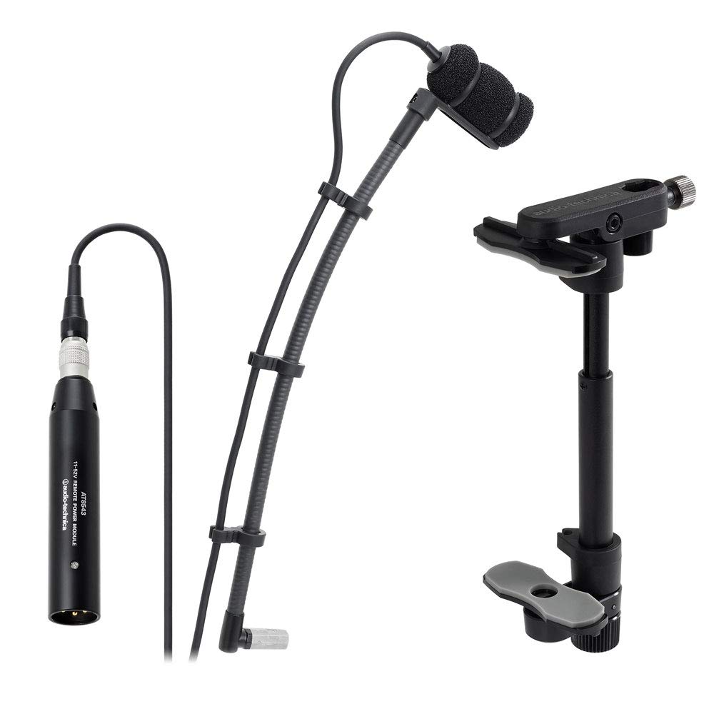 Audio-Technica ATM350GL Cardioid Condenser Instrument Microphone with Guitar Mounting System