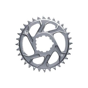 sram, x-sync 2 x01 eagle polar grey, chainring, teeth: 30, speed: 12, bcd: direct mount, single, alloy, grey