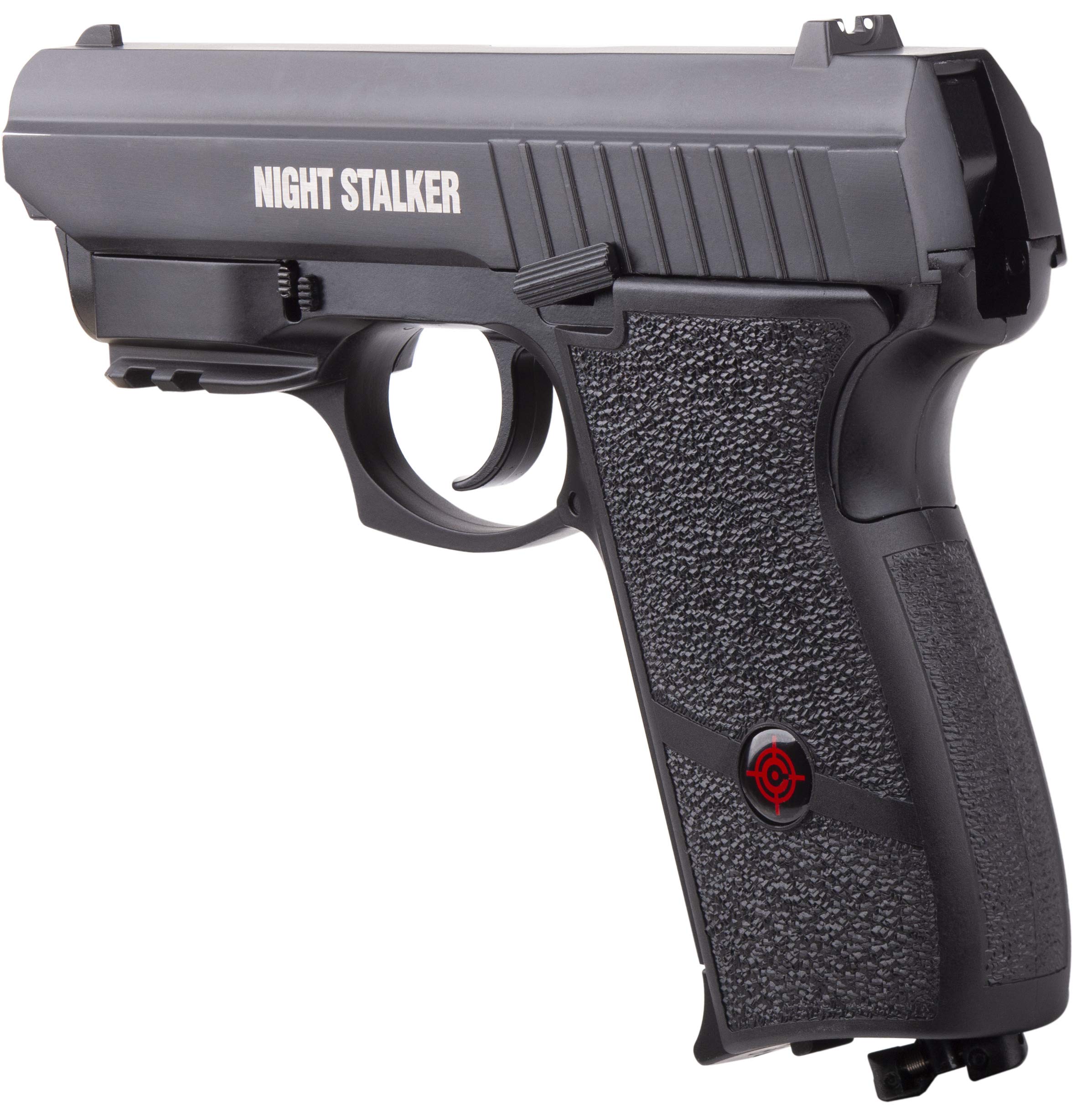 Crosman PFM520 Night Stalker CO2-Powered Air Pistol With Red Laser Sight (Class II <1 mW)