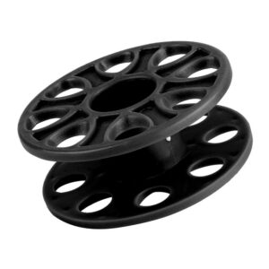 finger reel tauchen spool, dive finger reel,diving spool lightweight diving spool plastic diving compact finger spool reel diver underwater accessory(black)