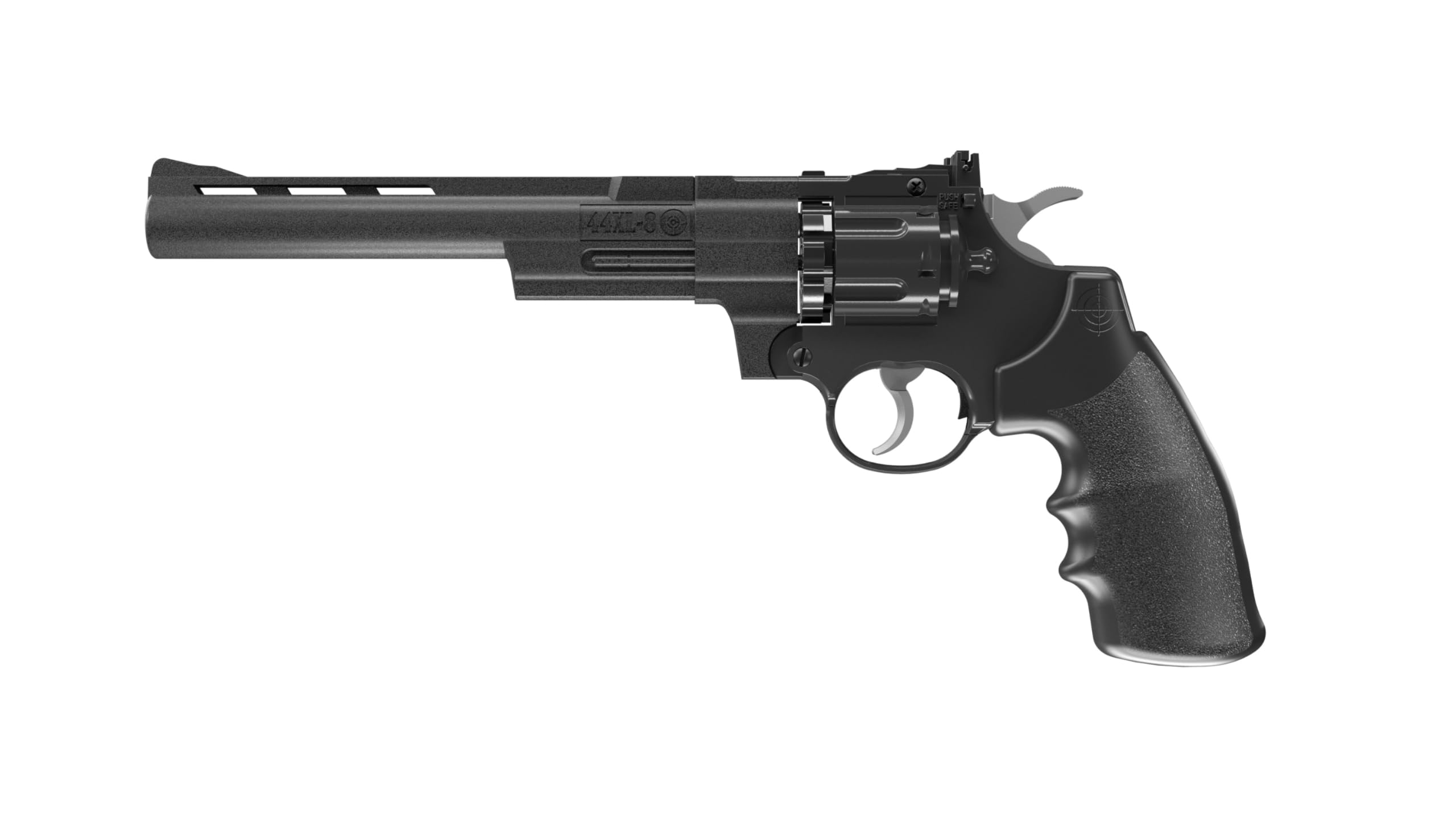 Crosman CR44TTKT Triple Threat CO2-Powered Semi-Auto Dual Ammo Air Revolver