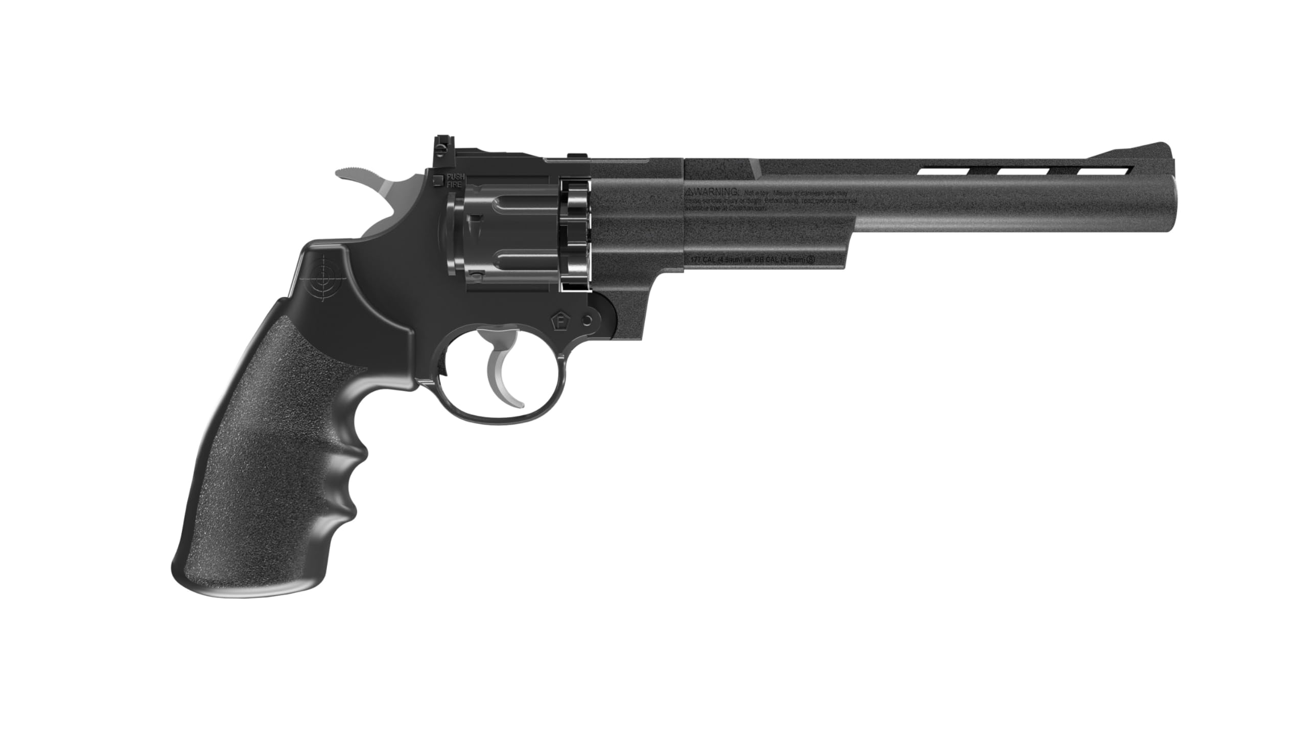 Crosman CR44TTKT Triple Threat CO2-Powered Semi-Auto Dual Ammo Air Revolver