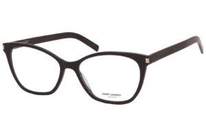 saint laurent slim eyeglasses sl 287 slim 001 black 54mm 287