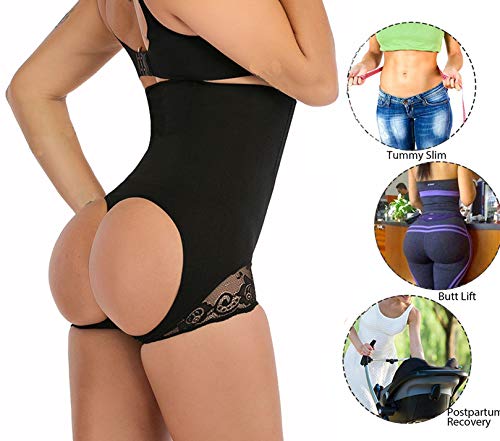 Hioffer 328 Women Waist Cincher Girdle Tummy Slimmer Sexy Thong Panty Shapewear