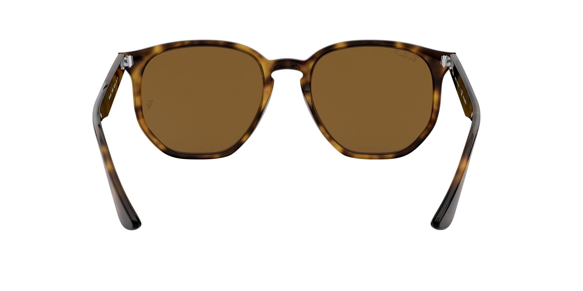 Ray-Ban RB4306 Hexagonal Sunglasses, Light Havana/Polarized Brown, 54 mm