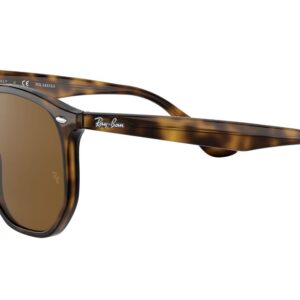 Ray-Ban RB4306 Hexagonal Sunglasses, Light Havana/Polarized Brown, 54 mm