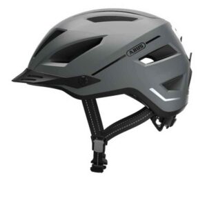 abus pedelec 2.0 urban helmet, concrete grey, size l (56-62 cm)