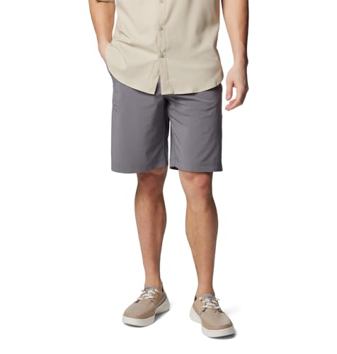 Columbia Men's Standard Grander Marlin II Offshore Short, City Grey, 38x10