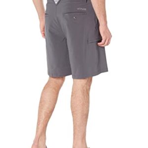 Columbia Men's Standard Grander Marlin II Offshore Short, City Grey, 38x10