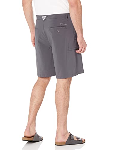 Columbia Men's Standard Grander Marlin II Offshore Short, City Grey, 38x10