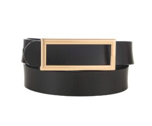 insighter genuine leather belt for women waist skinny dress belt for jeans pants 0.93" width black red brown white