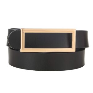 INSIGHTER Genuine Leather Belt for Women Waist Skinny Dress Belt for Jeans Pants 0.93" Width Black Red Brown White