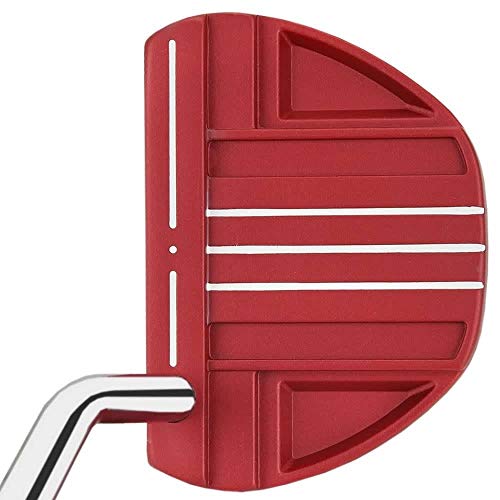 Ram Golf Laser Red Milled Face Mallet Putter - Headcover Included 35"