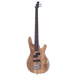 exquisite stylish ib bass guitar with power line and wrench tool (burlywood)