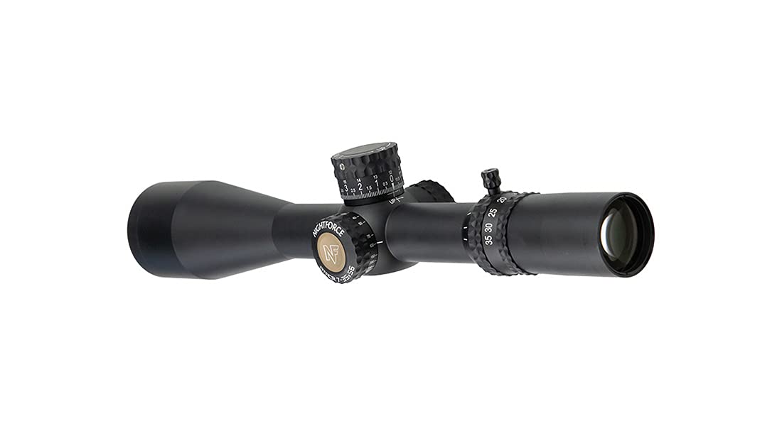 NIGHTFORCE ATACR 7-35x56mm F2 34mm Tube Illuminated ZeroSet Second Focal Plane Black Hunting Gun Scope, Moar-T Reticle, C626