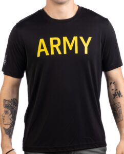 ann arbor t-shirt co. army wicking pt style shirt | u.s. military performance training workout t-shirt-(poly,xl)