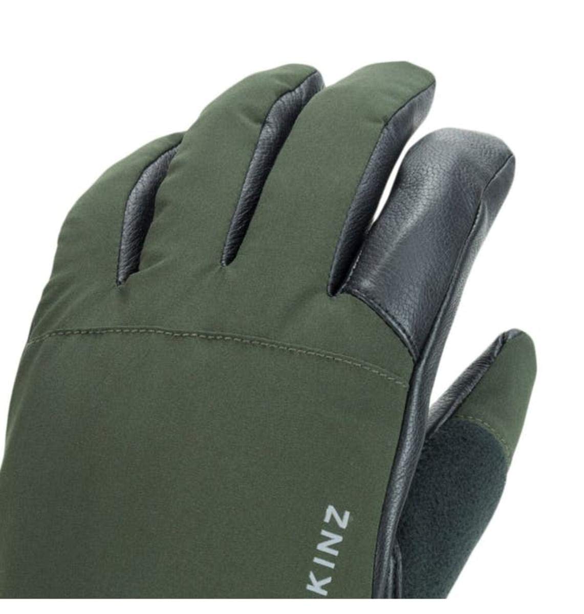 SEALSKINZ Unisex Waterproof All Weather Hunting Glove, Olive Green/Black, XX-Large