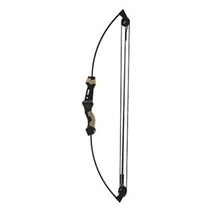 barnett centershot compound bow, youth bow ages 5-8, 17lbs, with 2 fiberglass arrows, hip quiver, mossy oak bottomland