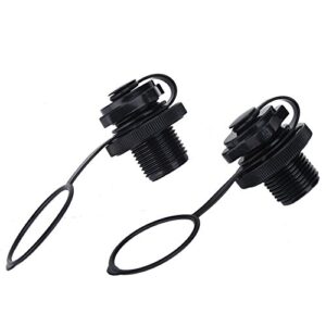 rubber boat air valve, 2pcs air plugs replacement inflatable plug for inflatable kayak rubber raft accessory