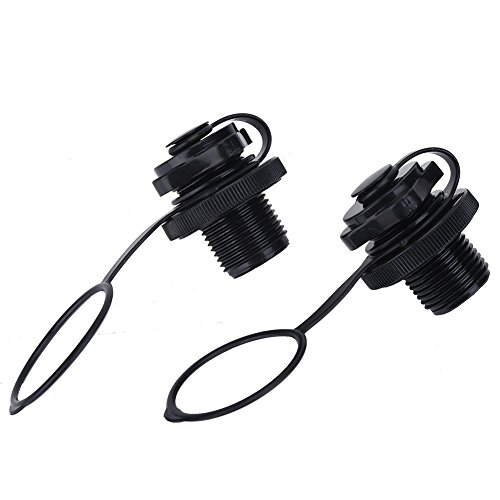 Rubber Boat Air Valve, 2Pcs Air Plugs Replacement Inflatable Plug for Inflatable Kayak Rubber Raft Accessory