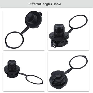 Rubber Boat Air Valve, 2Pcs Air Plugs Replacement Inflatable Plug for Inflatable Kayak Rubber Raft Accessory