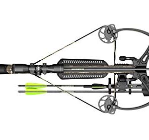 Barnett Whitetail Hunter Crossbow, with 4x32mm Multi-Reticle Scope, 2 Arrows, Lightweight Quiver, STR without Crank Device