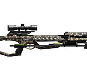 Barnett Whitetail Hunter Crossbow, with 4x32mm Multi-Reticle Scope, 2 Arrows, Lightweight Quiver, STR without Crank Device