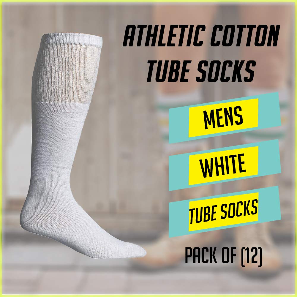 Yacht & Smith Men's & Women's Wholesale Bulk Cotton Tube Socks, Referee Style, by SOCKS'NBULK