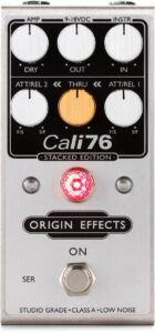 origin effects cali76 stacked edition dual-stage compressor pedal