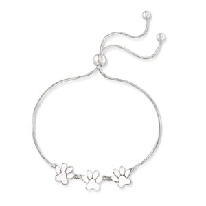 Ross-Simons Paw Print Bolo Bracelet