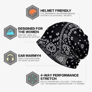 Women's Summer Beanie for Men Hat Boho Hats Adult Dwarf Hats Chemo Cap Cancer Headwear Caps Baggy Skull Sleep Cap Nightcap