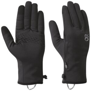 outdoor research men's versaliner sensor gloves - touchscreen-compatible, water resistant & breathable, heat pack pocket