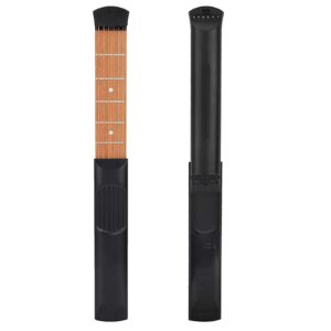 portable mini 6 fret pocket acoustic guitar practice tool gadget chord trainer