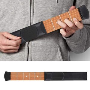 Portable Mini 6 Fret Pocket Acoustic Guitar Practice Tool Gadget Chord Trainer