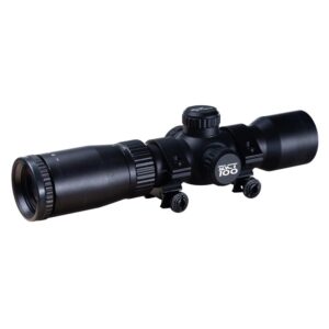 excalibur tact-100 durable lightweight waterproof fogproof adjustable 30mm tube crossbow scope with illuminated red/green reticle