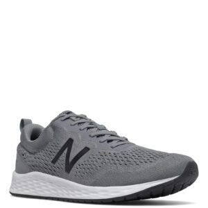 new balance men's fresh foam arishi v3 running shoe, gunmetal/steel/black, 8.5 x-wide