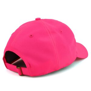 Armycrew Lightweight Bright Neon Color Polyester High Visibility Baseball Cap - Neon Pink