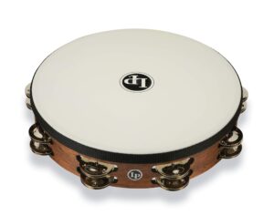 latin percussion 10" worship tambourine (lp316) natural