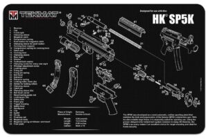 tekmat heckler & koch sp5k gun cleaning mat