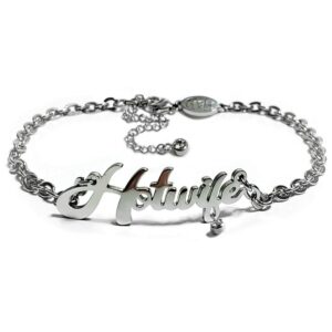 his and hers intimates ? hotwife ? stainless steel anklet, necklace & bracelet jewelry - hot wife, queen of spades, vixen, threesome, naughty, qos, mfm, swinger (hotwife anklet)