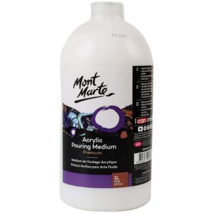 mont marte premium acrylic pouring medium 33.8oz (1l)